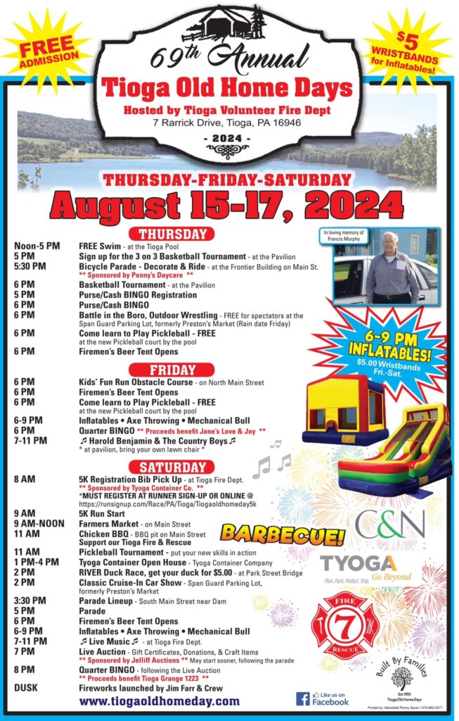 Tioga Old Home Days | Visit Potter-Tioga Pennsylvania