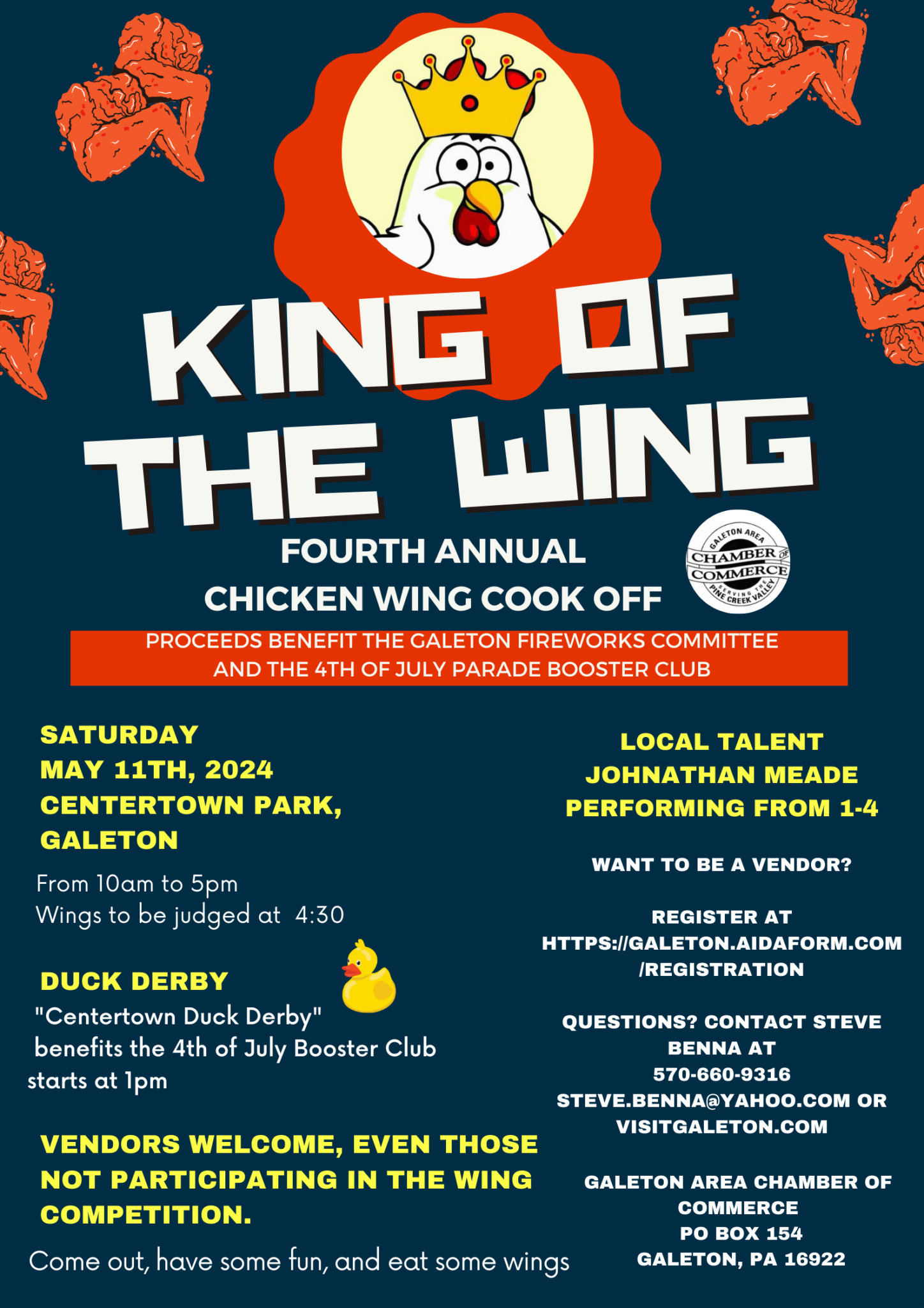 King of the Wing Cook-Off | Visit Potter-Tioga Pennsylvania